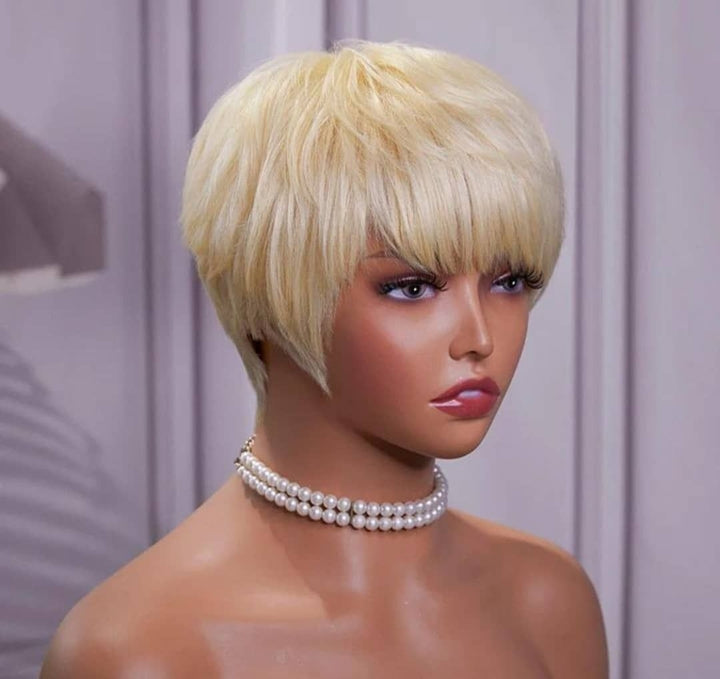 #613 Color Short Pixie Cut wig – HOT BEAUTY HAIR